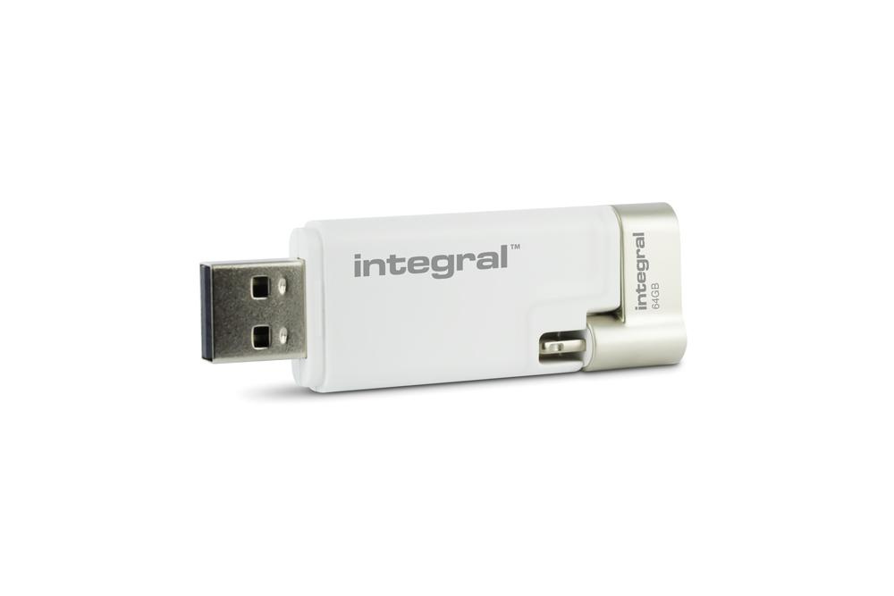 Integral iShuttle - 64 GB portable memory with USB and Lightning MFi connector | Electronics ...