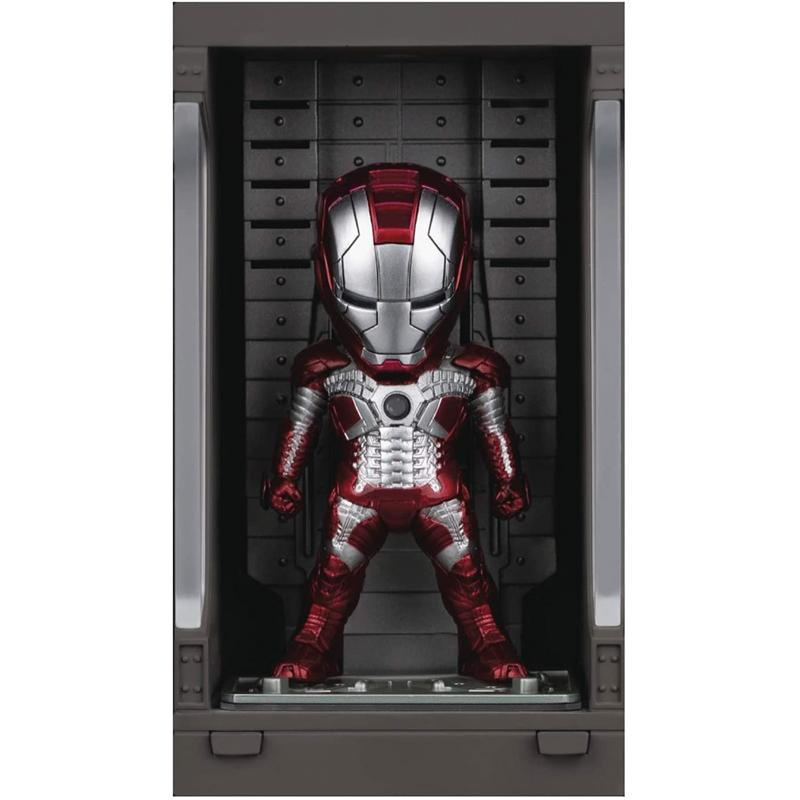 Avengres - Iron Man Mark V with Hall of Armor collectible figurine (red ...