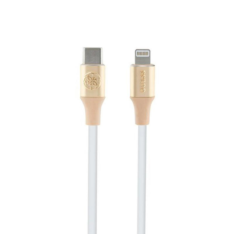 Guess Ebossed Logo - USB-C to Lightning cable MFi certified 1.5m (gold) | Electronics \ Phones ...