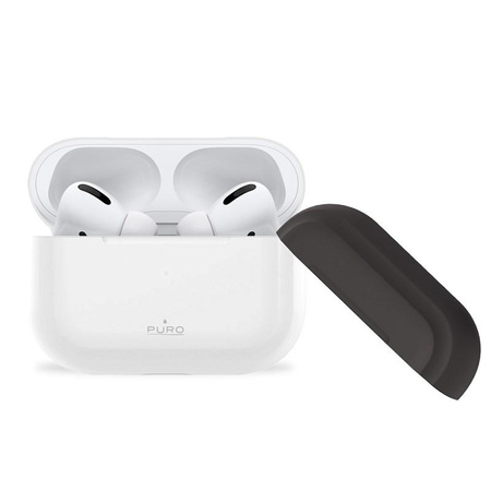PURO ICON Case - Airpods Pro Case with Extra Cover (White + White Cap ...