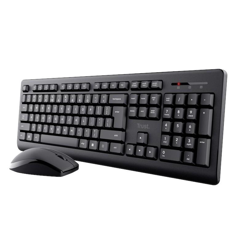 Trust Primo - Wireless keyboard and mouse set (Black) | Electronics ...