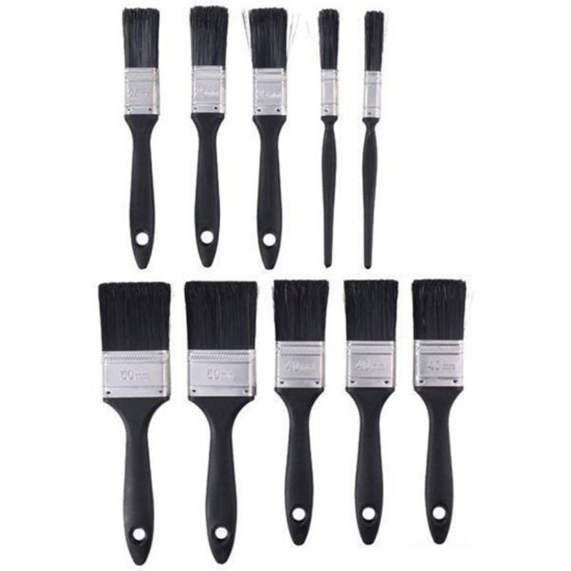 Kinzo - Large set of flat brushes 12mm-50mm 10 pcs. | Home and garden \ Tools \ Toolkits ...