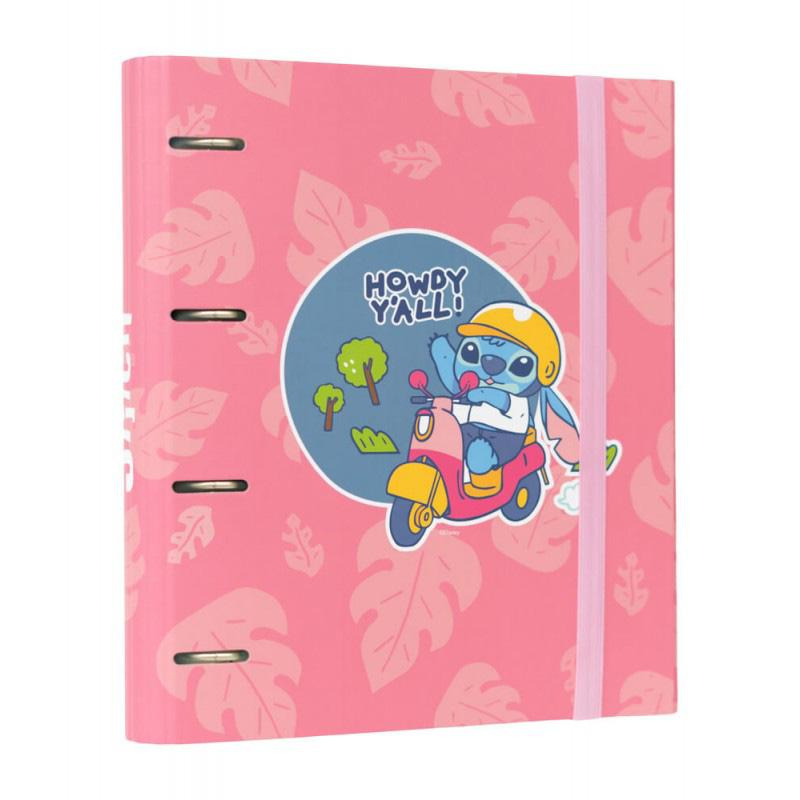 Disney Stitch - A4 binder (4 rings, rubber band) | Child \ School ...