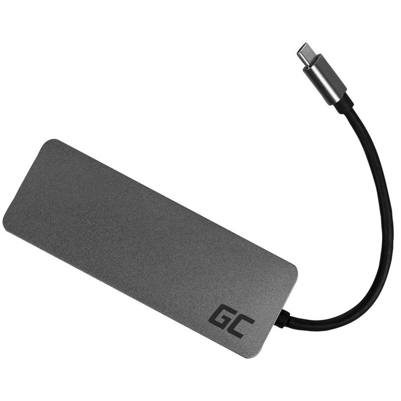 Green Cell - Docking station HUB USB-C HDMI 4K DEX SD & MicroSD card ...