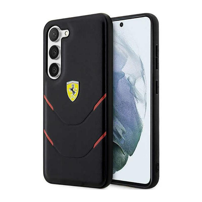 Ferrari Hot Stamp Lines - Samsung Galaxy S23 Case (black) | Electronics ...