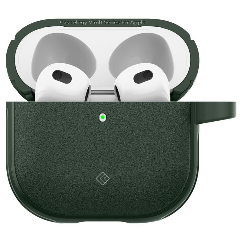 Spigen Caseology Vault - Étui pour Apple AirPods 4 (Vert minuit ...